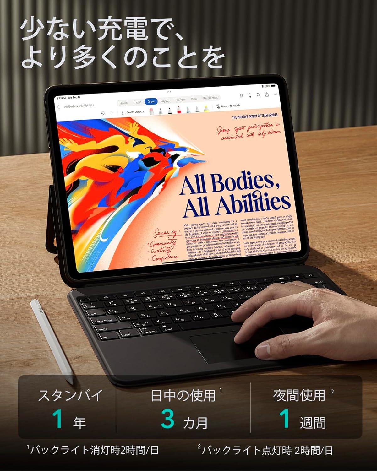 ESR Ascend Keyboard Case iPad Pro 13 M4 – ナイコム株式会社