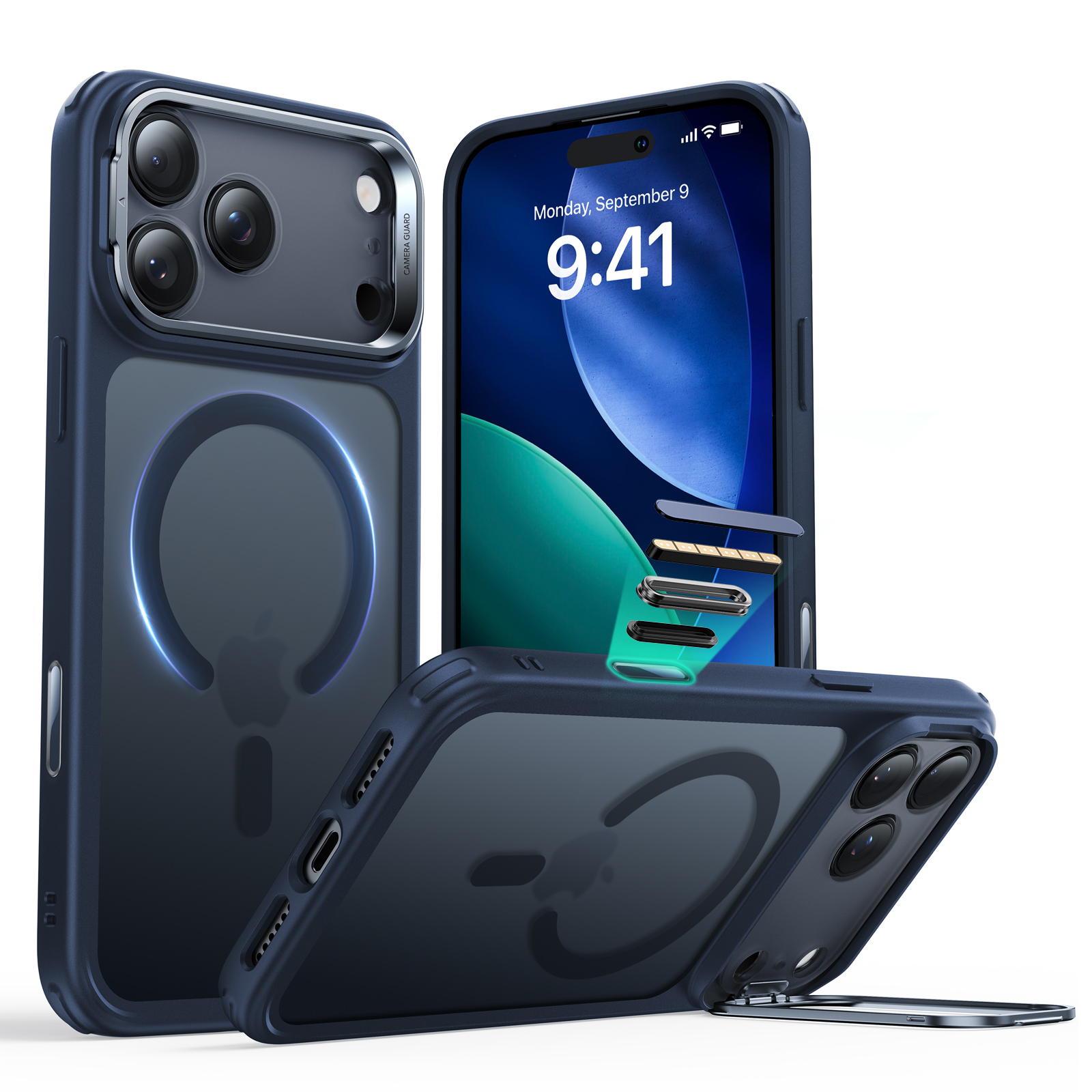 ESR Classic Hybrid Magnetic Case (Camera Control, Stash Stand)for ...