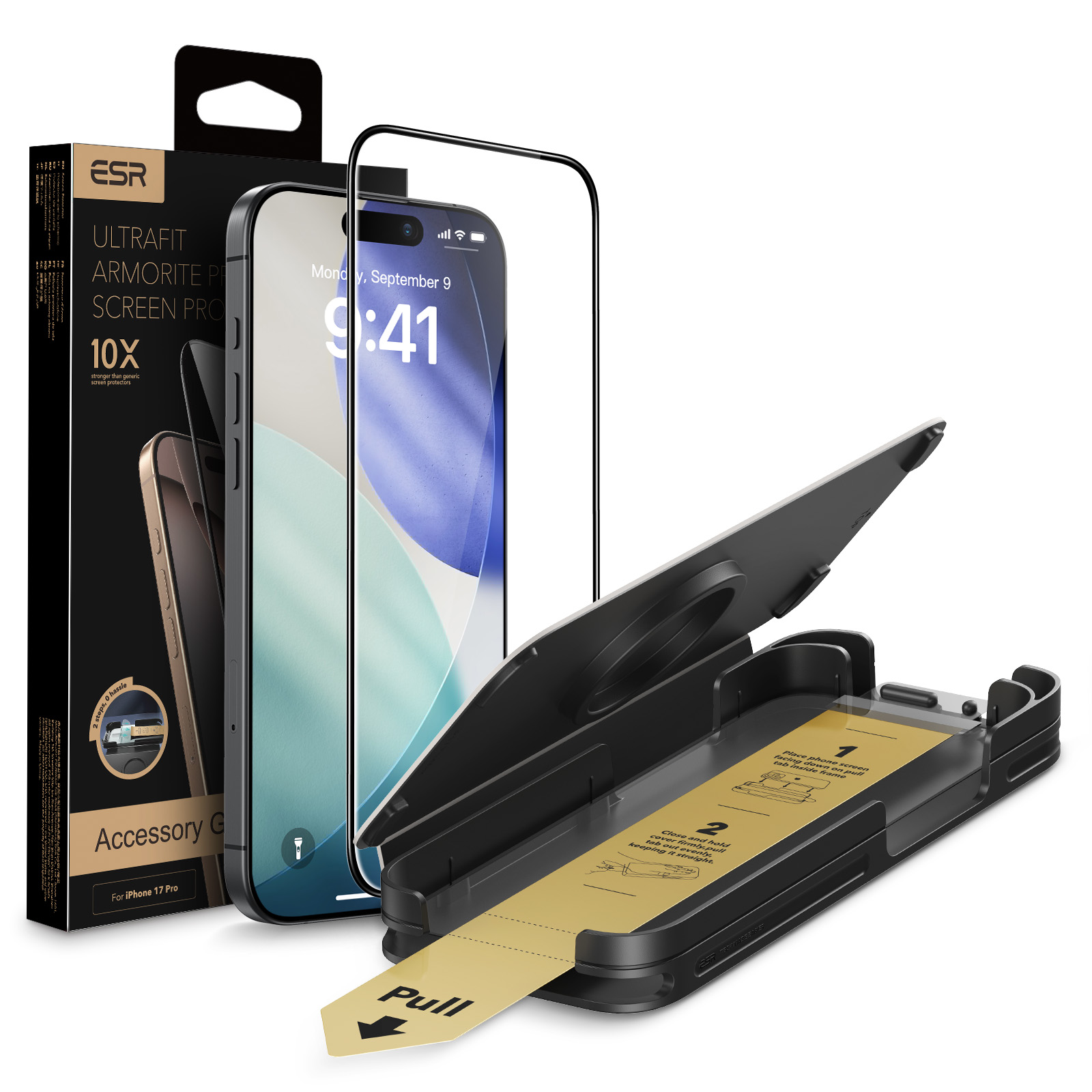 ESR UltraFit Armorite Pro Screen Protectorfor iPhone 17 Pro 1Pack – ナイ ...